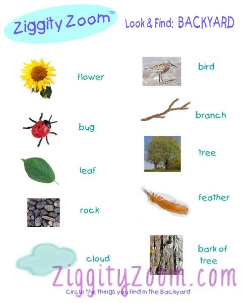 Scavenger Hunt Printables for Kids - Ziggity Zoom Family