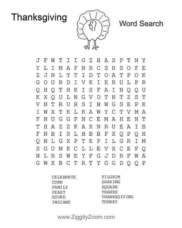 12 Thanksgiving Crafts & Printables for Kids - Ziggity Zoom Family